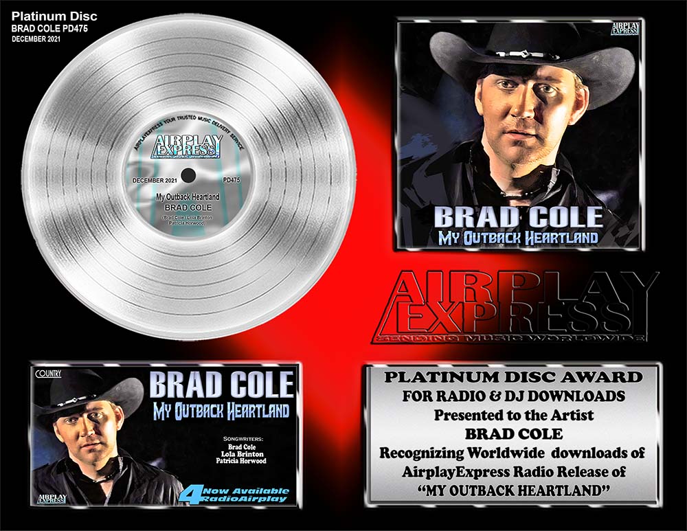 Artist Awards Brad Cole – Airplay Express