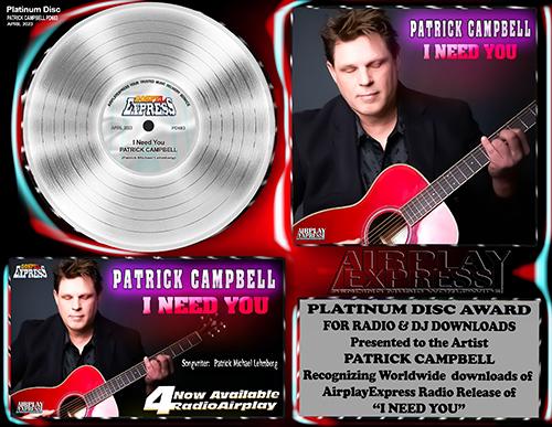 Artist Awards Patrick Campbell – Airplay Express